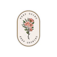 Glow and Grow Sticker - Etsy