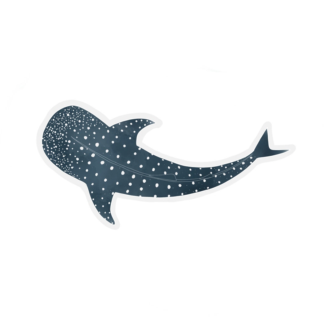 Transparent Whale Shark Sticker | Clear Whale Shark Sticker ...