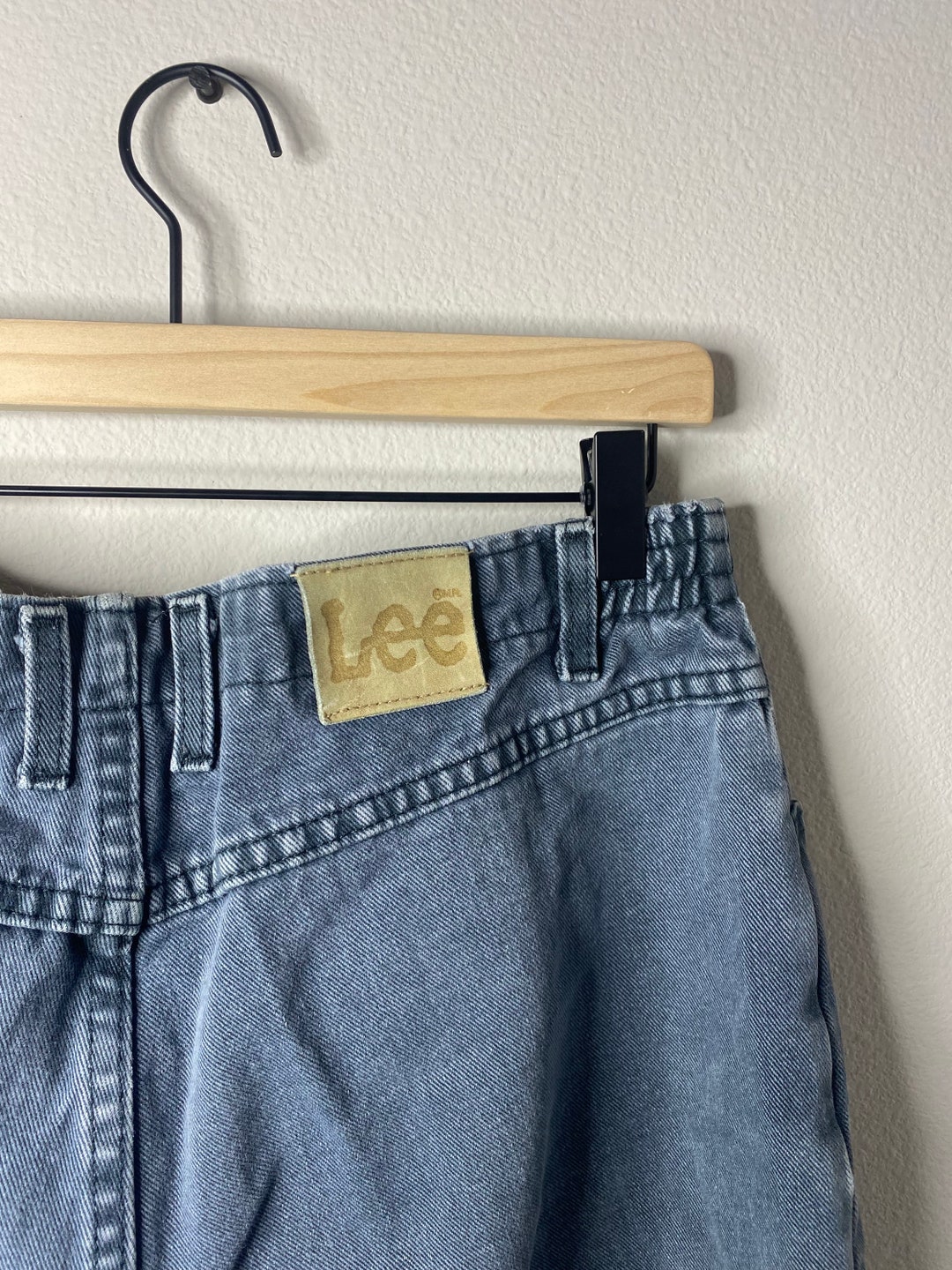 90s Vintage Lee Green Wash Jeans - Etsy