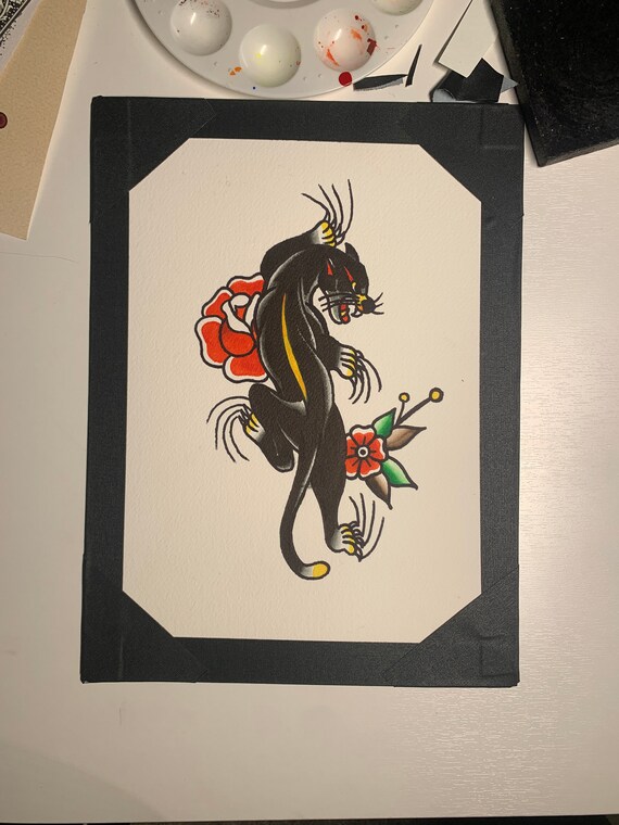 Sailor Jerry Panther Tattoo