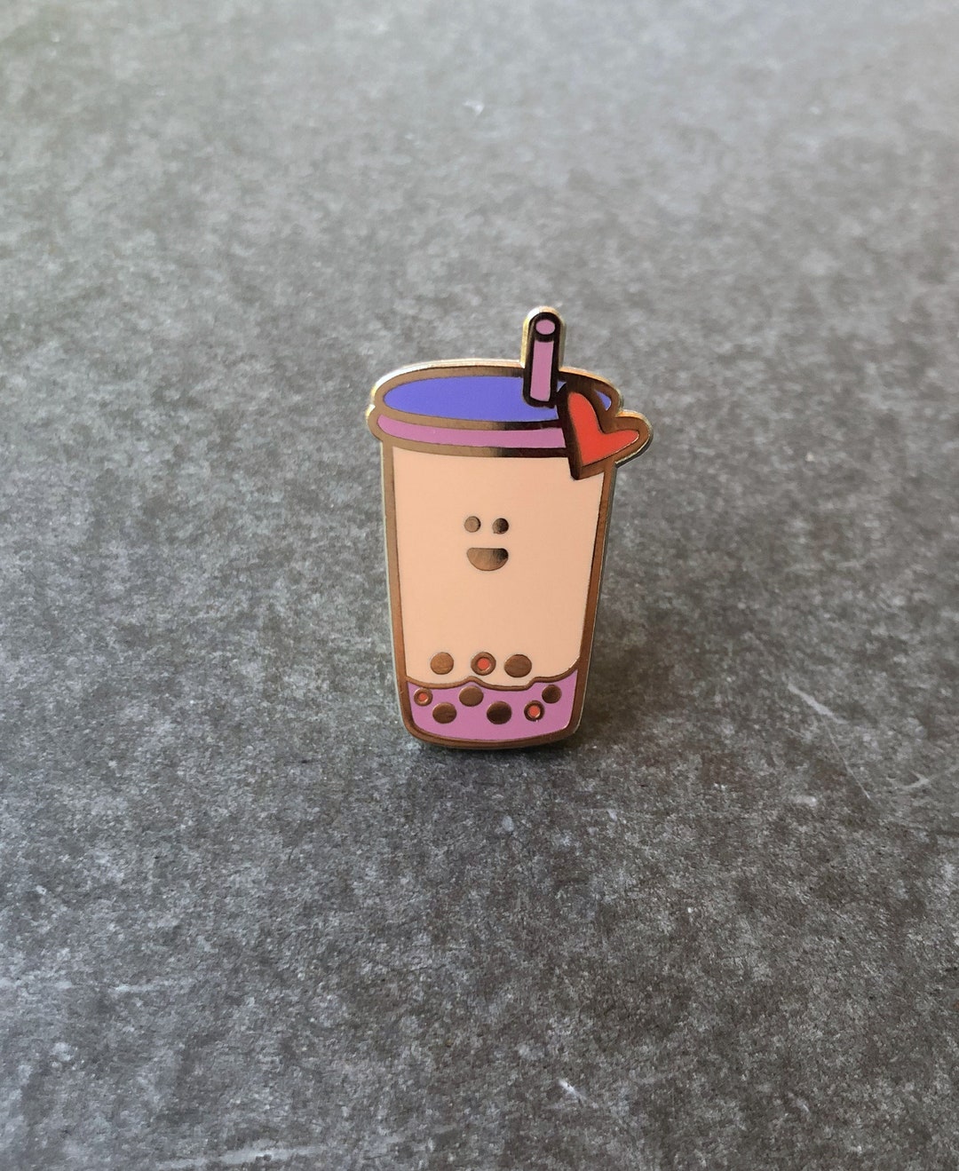 Boba Tea Pin, Foodie Friends Collection, Cute Asian Enamel Pin, Kawaii ...