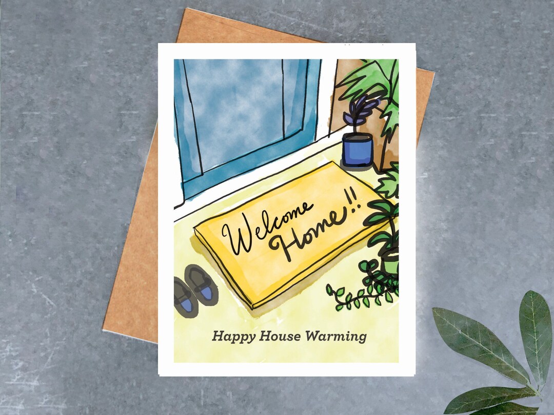 New Home Congrats Card, House Warming Card, Congratulations New Home ...