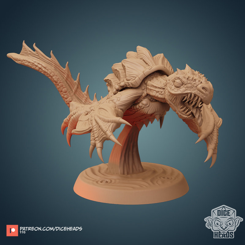 Dragon Turtle for Dnd 5e Pathfinder 4e 3e 2e Gloomhaven - Etsy