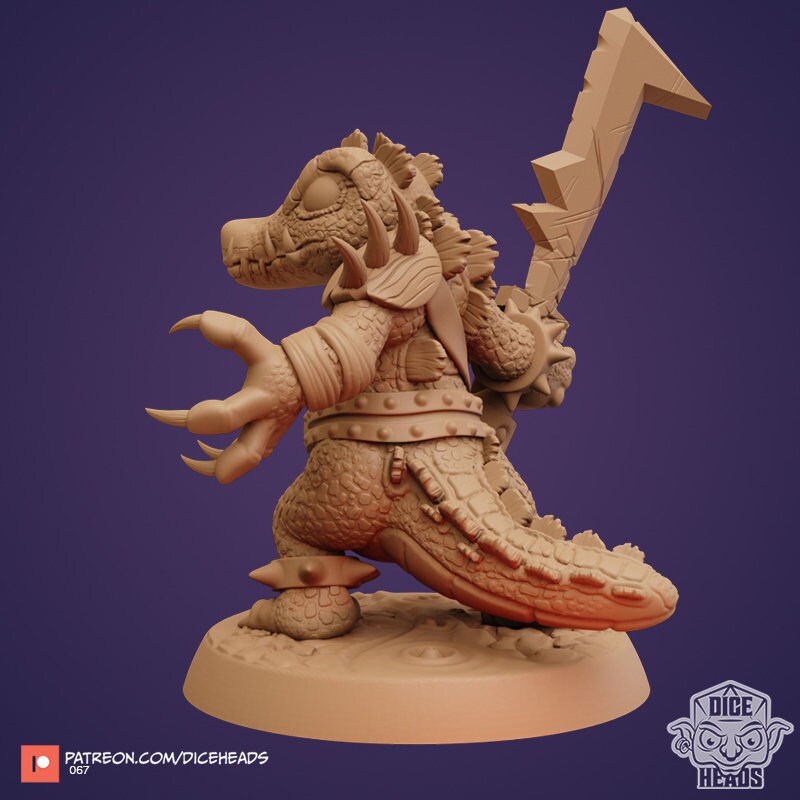 Crocodile Character Class for Dnd 5e Pathfinder 4e 3e 2e Gloomhaven - Etsy