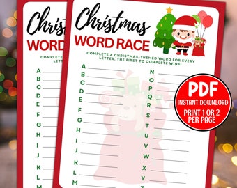 Printable Christmas Riddles Game, Holiday Party Activity (digital) - Etsy