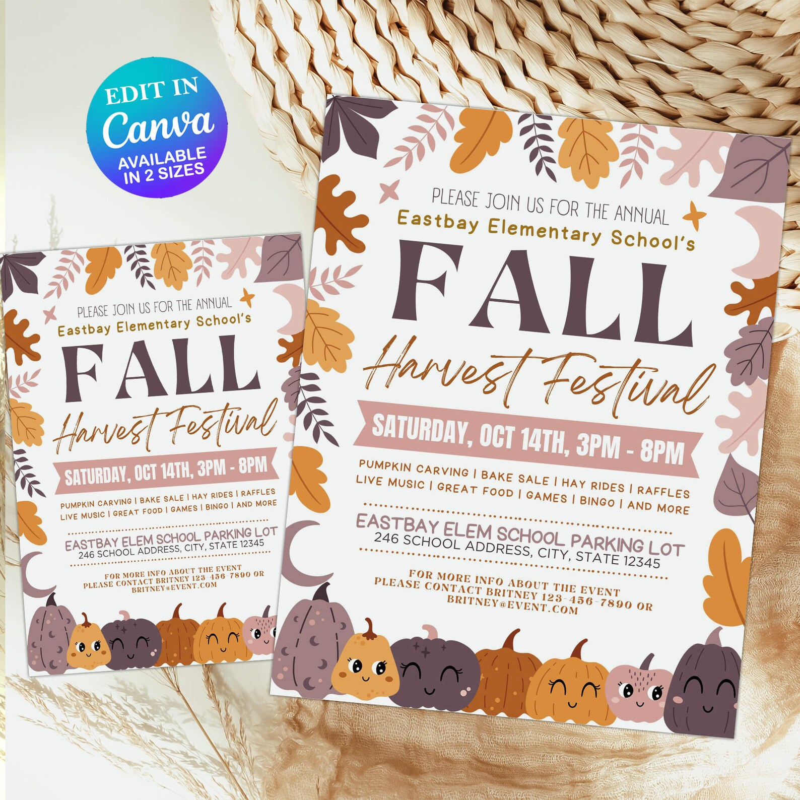 Fall Festival Invitation, Fall Party Invitation, Church Fall Festival ...