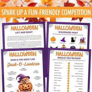 Halloween Printable Game Bundle | Halloween Party Games | Halloween ...