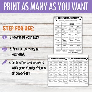 Halloween Jeopardy Game, Halloween Trivia Game, Halloween Icebreaker ...