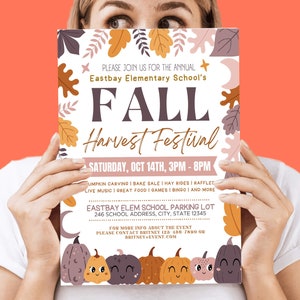 Fall Festival Invitation, Fall Party Invitation, Church Fall Festival ...
