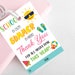 School is Out Summer is Here Teacher Appreciation Tags, End of School ...