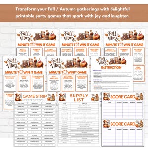 Halloween Minute to Win It Games, October Group Party Games for Kids ...