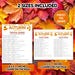 Autumn Trivia Game | Printable Fall Activity (digital Download) - Etsy