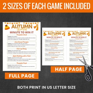 Autumn Party Games Bundle - Printable Fun for Kids and Adults - Etsy