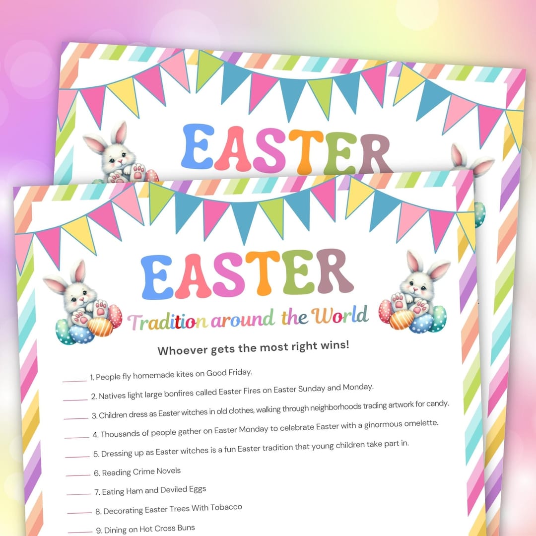 Giochi di Pasqua, Tradizioni pasquali in tutto il mondo, Giochi a quiz ...