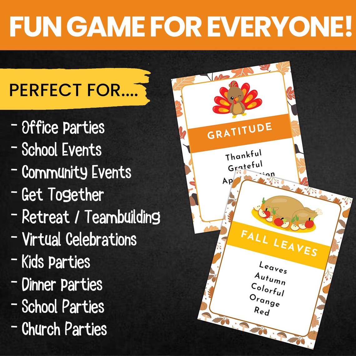 Thanksgiving Forbidden Words | Printable Thanksgiving Game ...