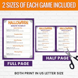 Halloween Printable Game Bundle | Halloween Party Games | Halloween ...