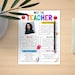 Colorful Meet the Teacher Editable Template Letter Flyer Set of 2 ...