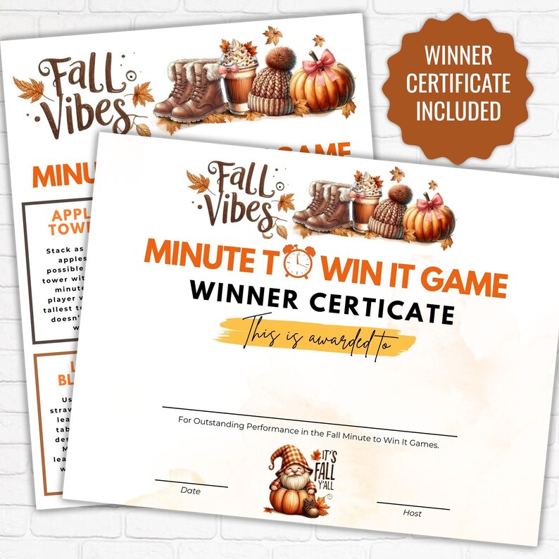 Halloween Minute to Win It Games, October Group Party Games for Kids ...