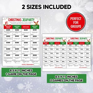Christmas Games Jeopardy, Friendmas Jeoparty Game, Christmas Trivia ...