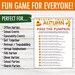 Autumn Pass the Pumpkin Game | Printable Fall Games | Fall Time ...