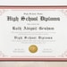 Editable Homeschool Diploma Template, Ged Highschool Custom Diploma ...