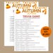 Autumn Trivia Game | Printable Fall Activity (digital Download) - Etsy