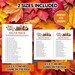 Fall Selfie Race Game Printable Autumn Games Fall Time Activities for ...