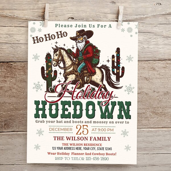 Hoedown Invitations - Etsy
