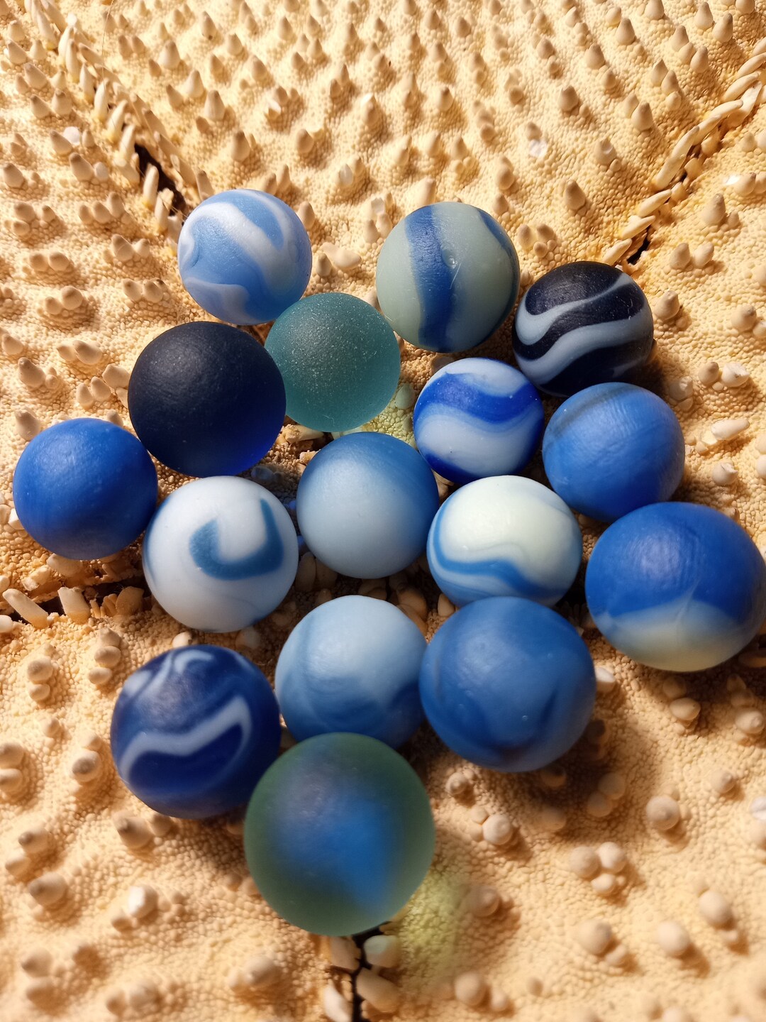 16 Shades of Blue Genuine Sea Glass Marbles All Shades of Blue ...