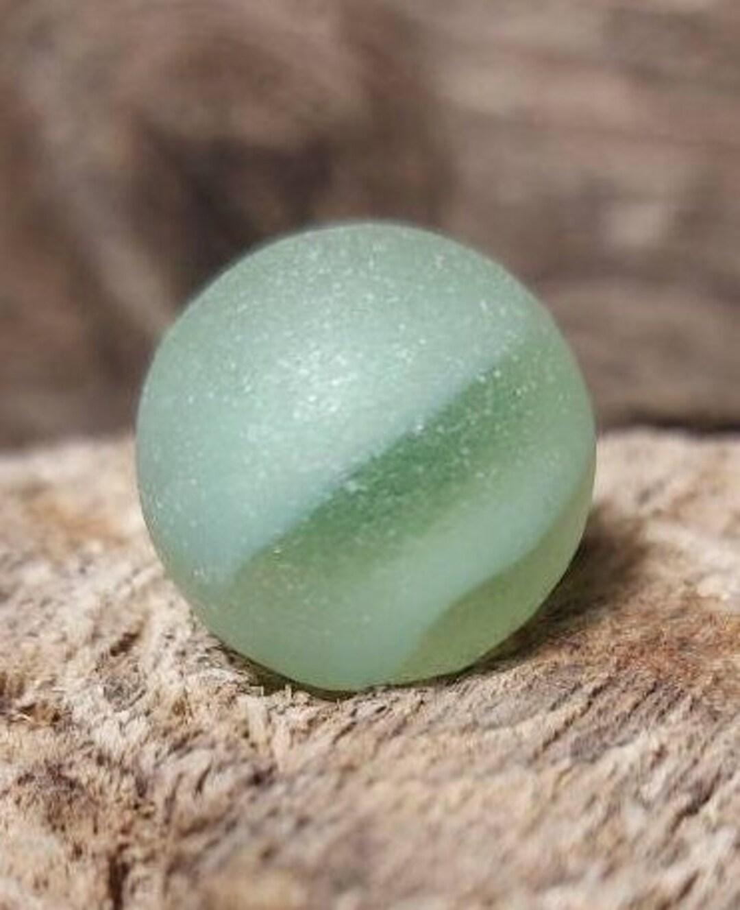 Sage Green Nova Scotia Seaglass Marble Alittle Bit Bigger Than - Etsy