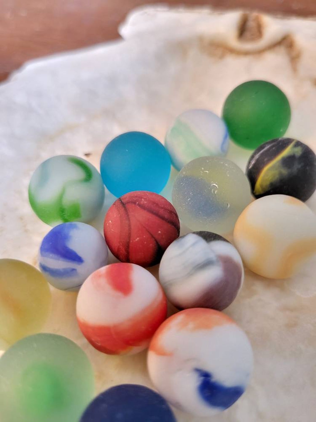 15 Nova Scotia Seaglass Marbles Perfectly Weathered by the Ocean ...