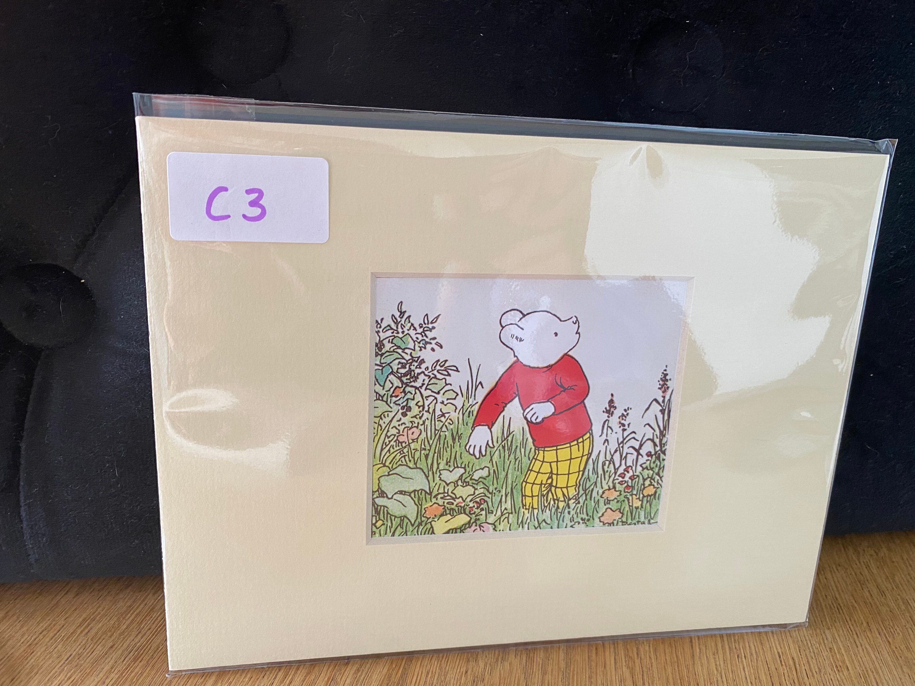 Rupert Bear Vintage Prints, 6 X 8 Mounted Illustration, Supplied in ...