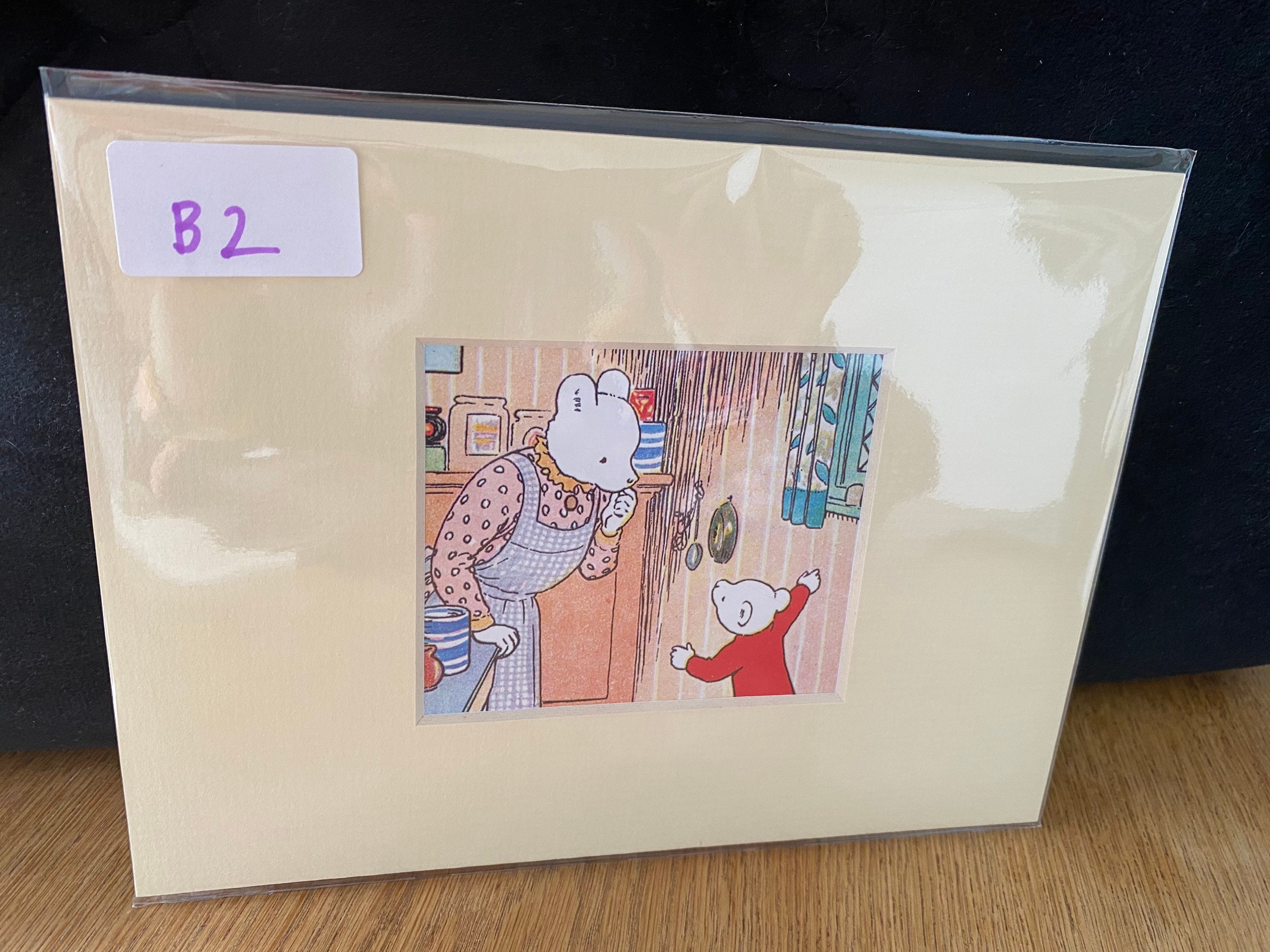 Rupert Bear Vintage Prints, 6 X 8 Mounted Illustration, Supplied in ...