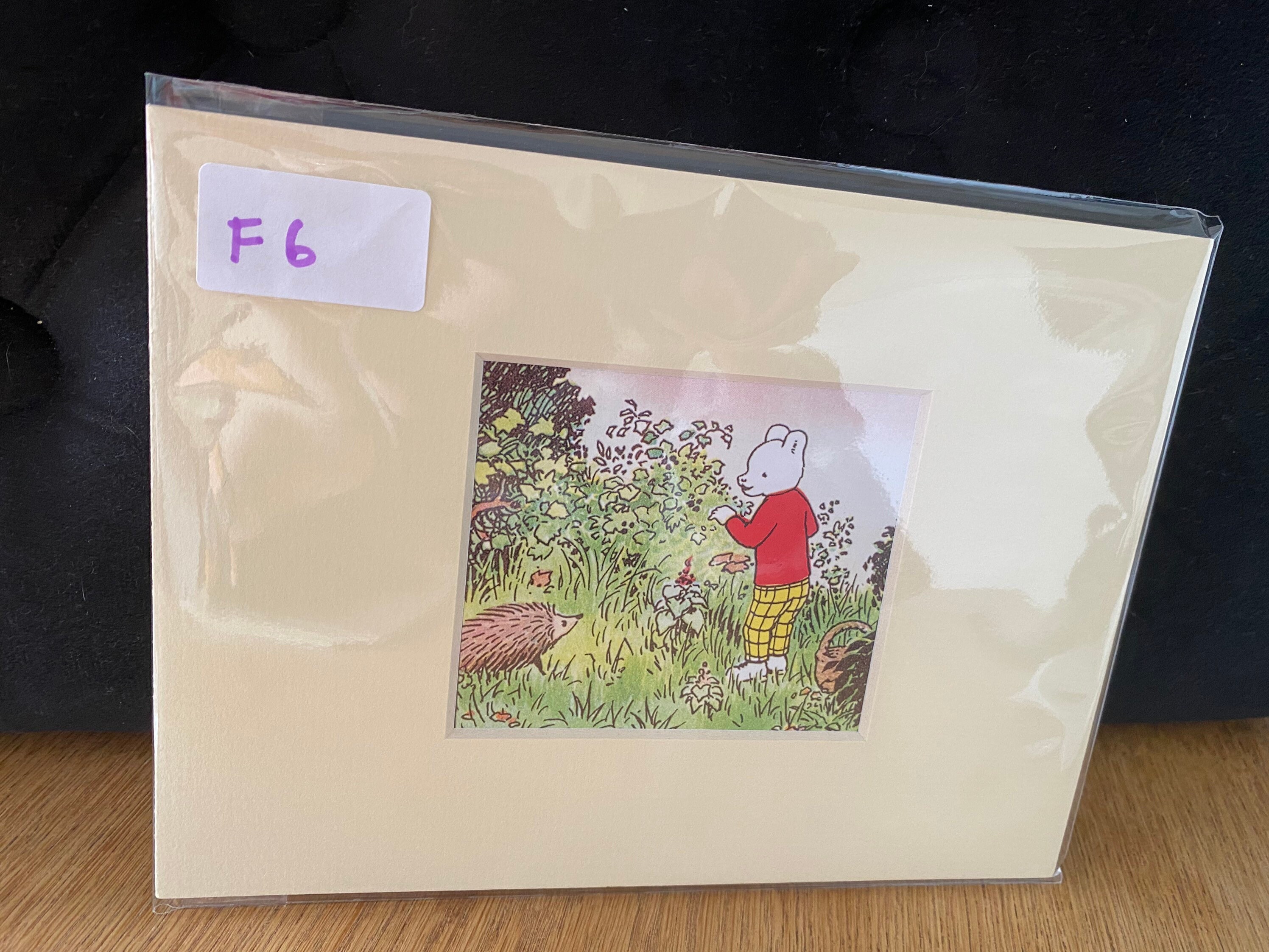 Rupert Bear Vintage Prints, 6 X 8 Mounted Illustration, Supplied in ...