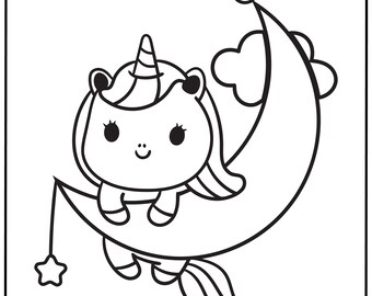 PRINTABLE Fantasy-themed Coloring Pages for Boys and Girls - Etsy