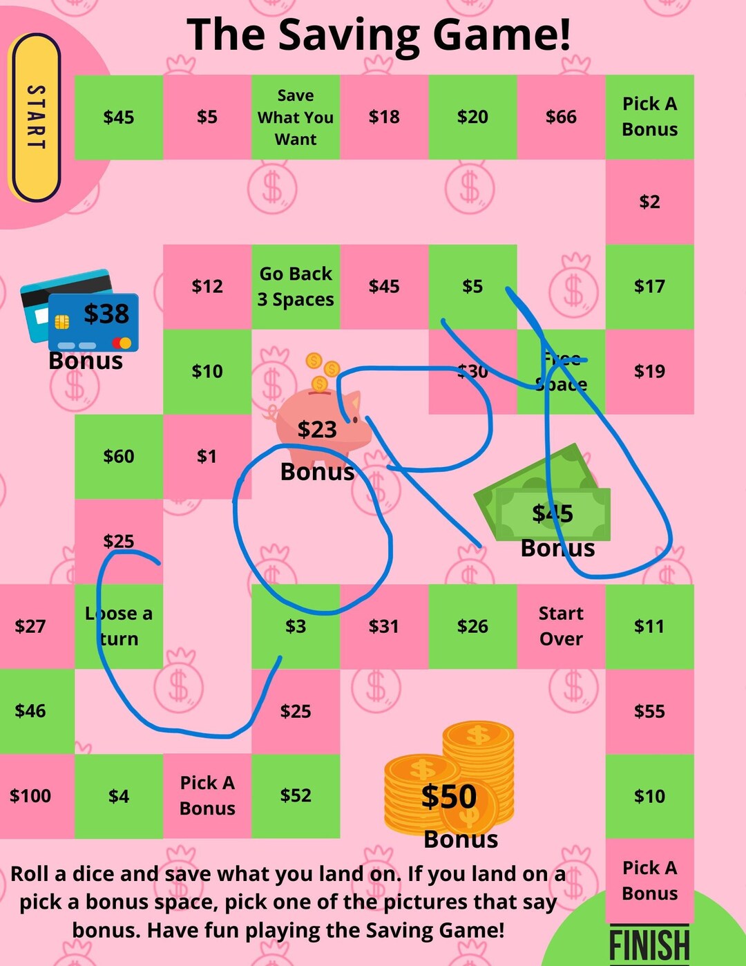 The Savings Game PDF - Etsy