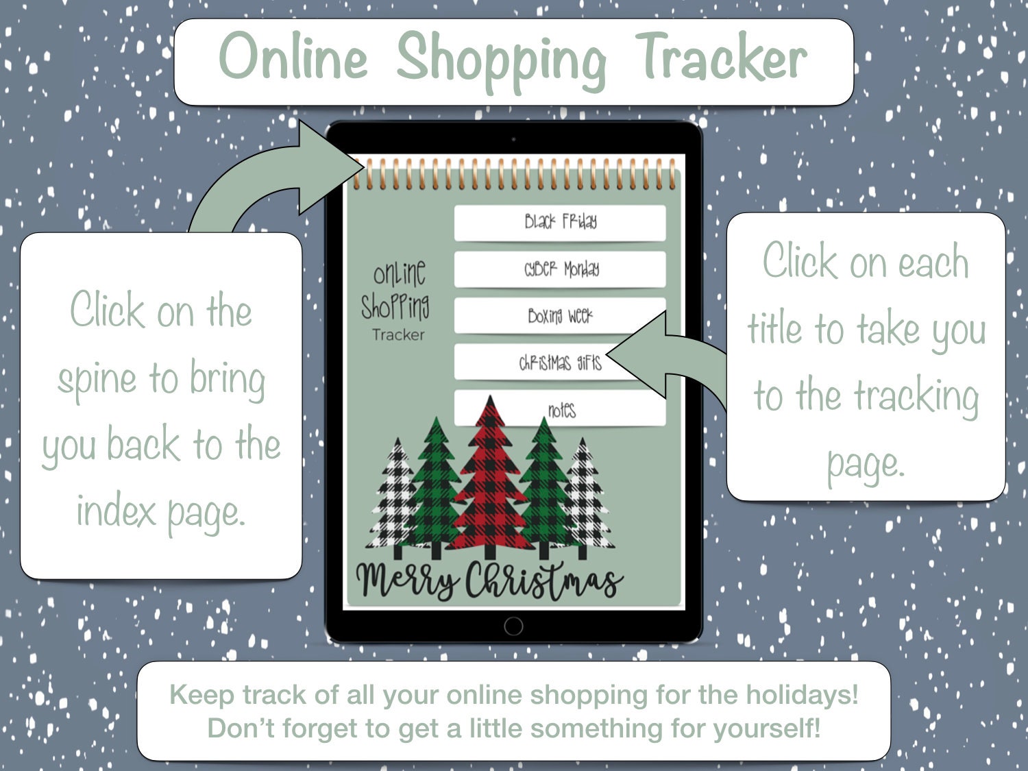 Digital Online Shopping Tracker Online Order Tracker - Etsy