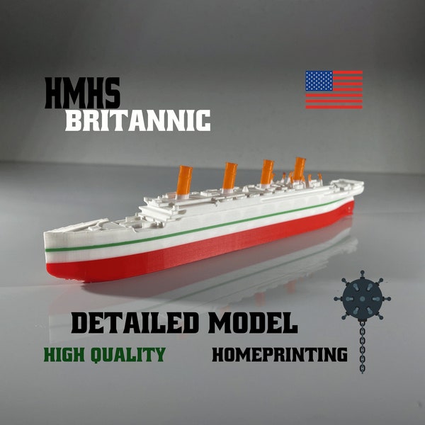 Britannic Model Ship - Etsy