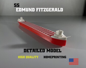 Edmund Fitzgerald Model Ship - Etsy