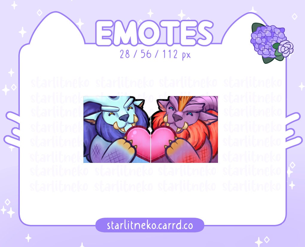Emotes: Monster Hunter World Teostra and Lunastra Love [P2U MH Streamer ...