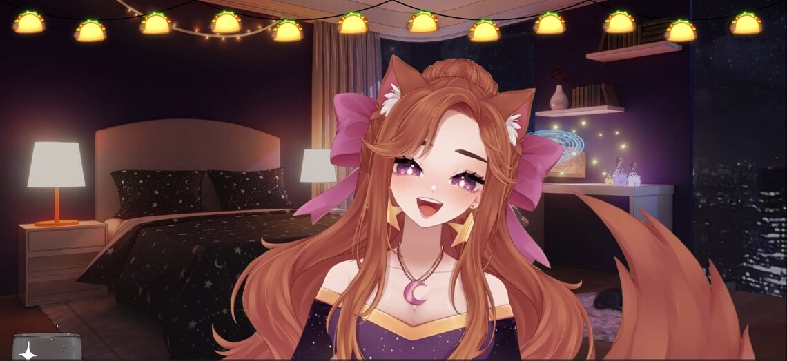 Stream Overlay: Yummy Taco String Lights [P2U, Twitch Overlays, Youtube ...