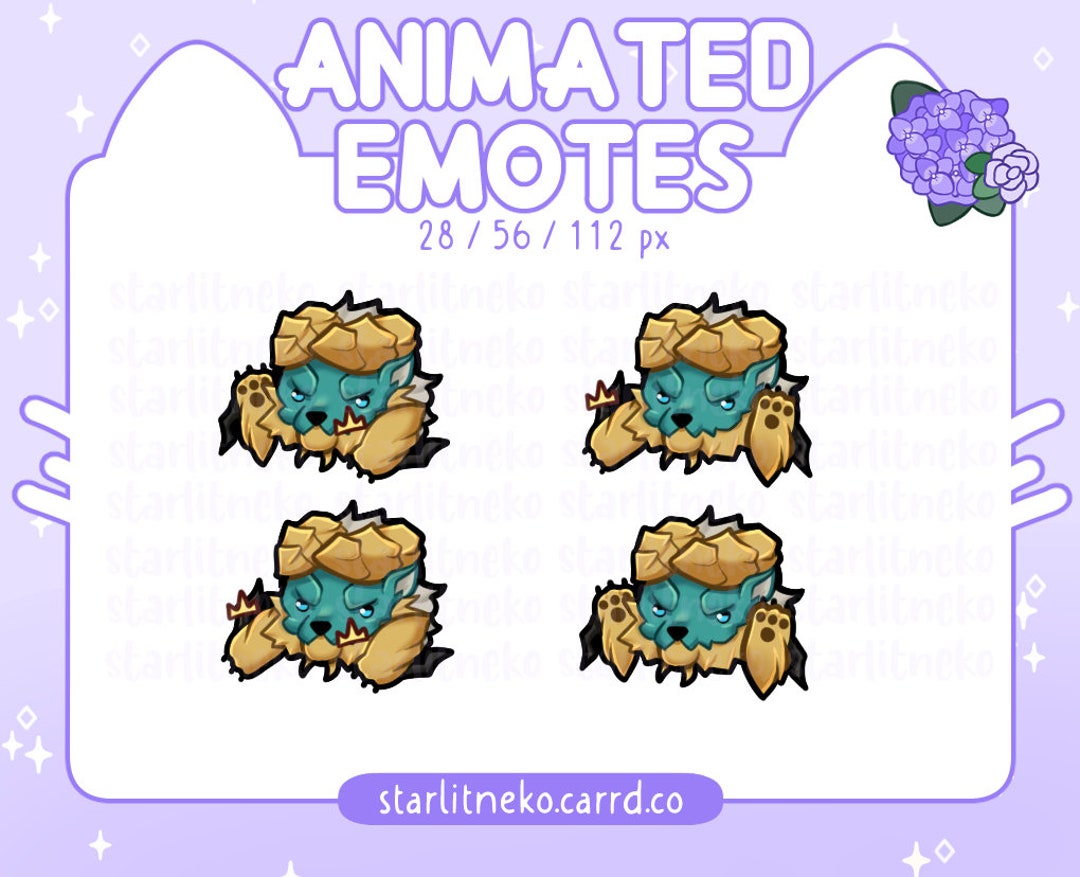Emotes: Animated MH Zinogre Bongo [P2U MHR Streamer, Twitch Emotes ...