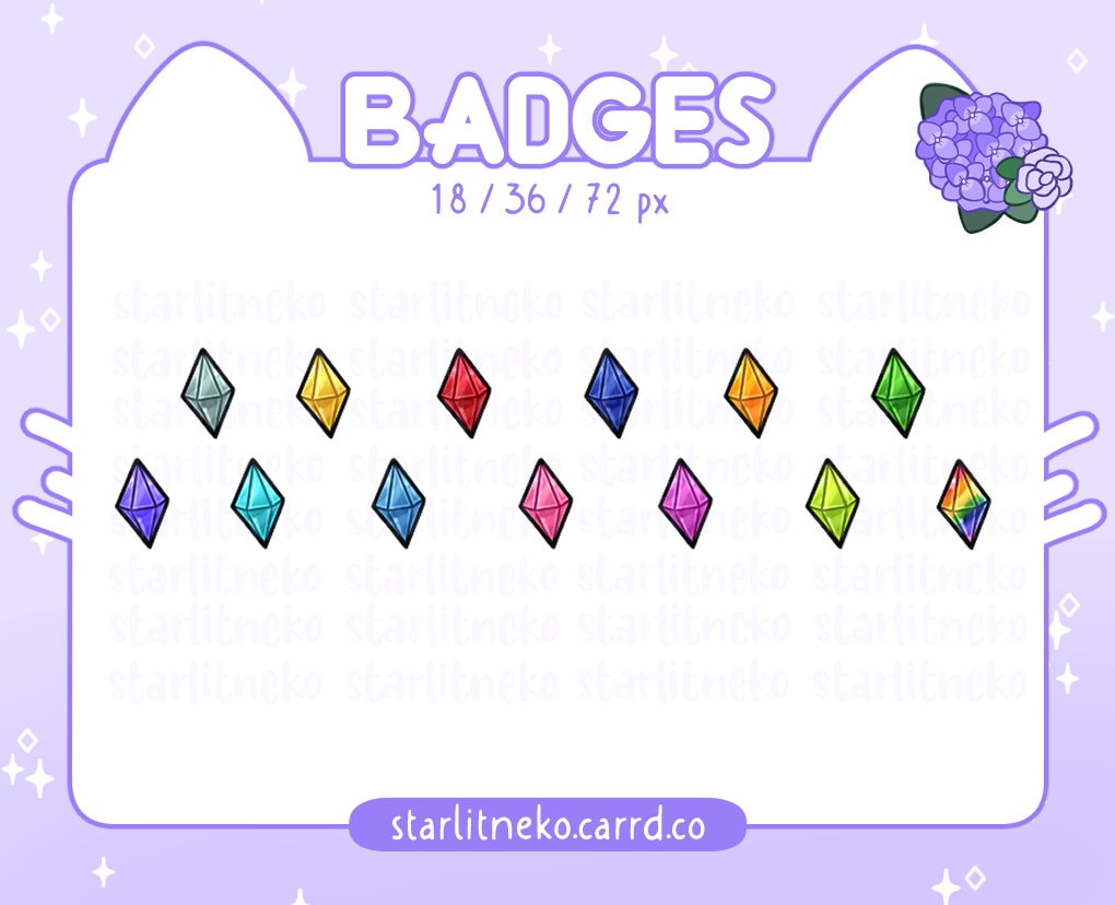 The Sims Plumbob Badges: P2U Twitch/youtube Streamer Badges - Etsy