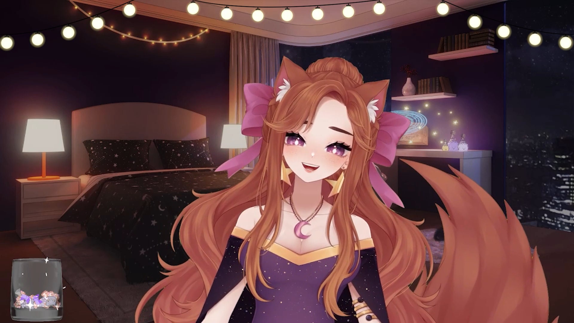 Stream Overlay: Bulb String Animated Lights P2U Streamer, Twitch ...