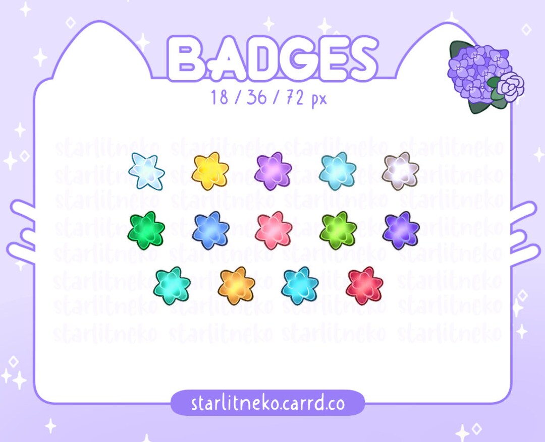 ACNH Star Fragments Twitch Sub Badges (P2U) - Etsy