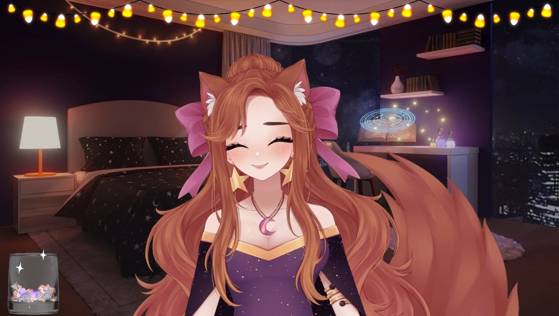 Stream Overlay: Candy Corn Animated Lights P2U Streamer, Twitch ...