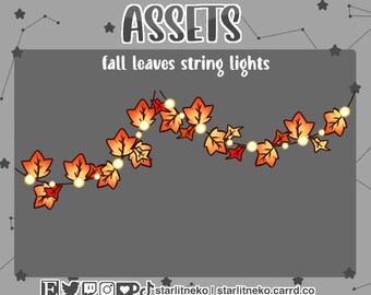 Stream Overlay Leaves - Etsy