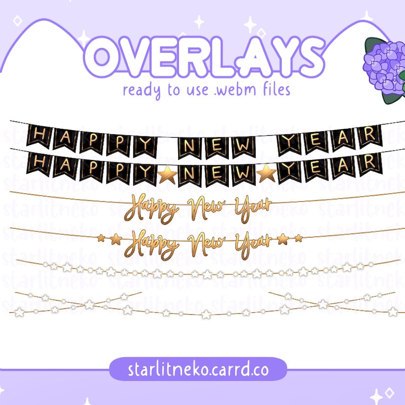 Happy New Year Banner - Etsy