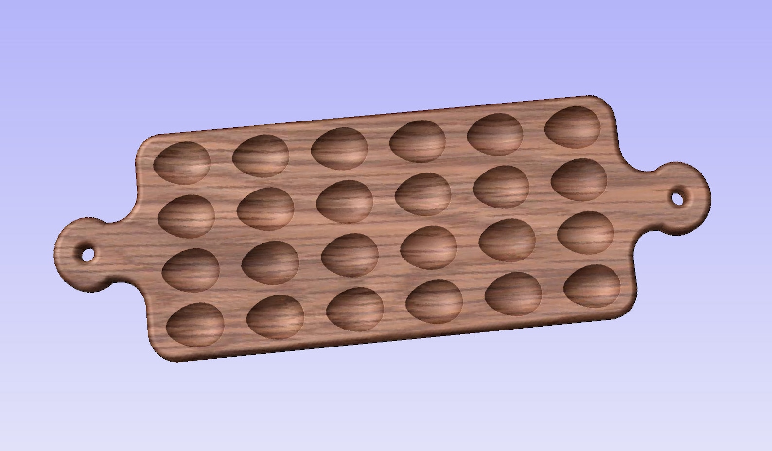 24 Egg Devilled Egg Tray-platter- CNC Files for Wood, VECTRIC CRV3D ...