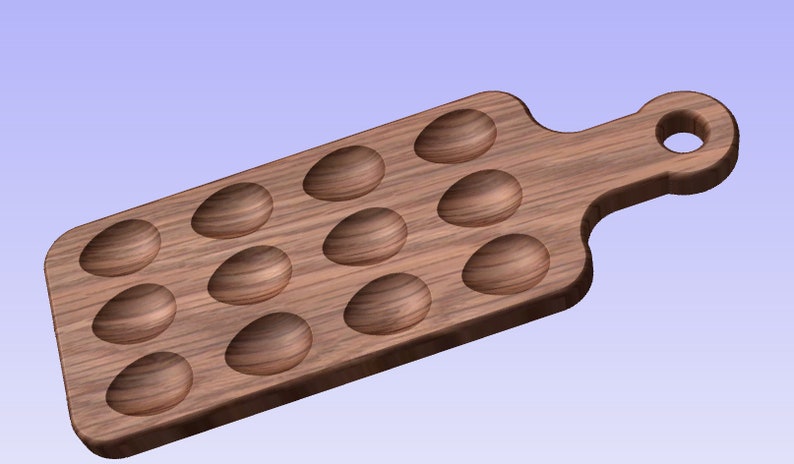 12 Egg Devilled Egg Tray-platter- CNC Files for Wood, STL File + Bonus ...
